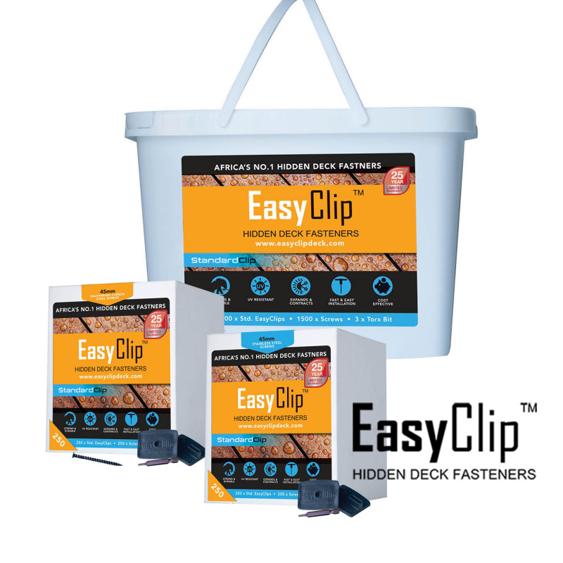 EasyClip hidden deck fasteners